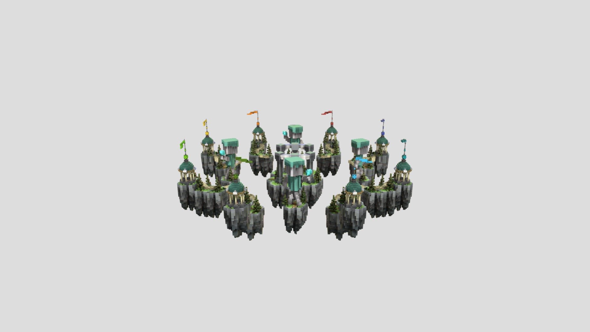 PixelMine | 4 Bedwars Maps 2 - 3D model by Pixel Mine (@pixelminestudio) [96fb746] - Sketchfab