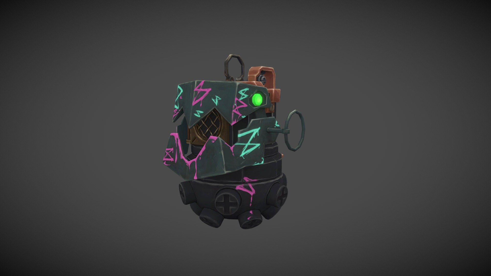Jinx grenade - 3D model by Mikhail Kovalenko (@MikhailKovalenko ...