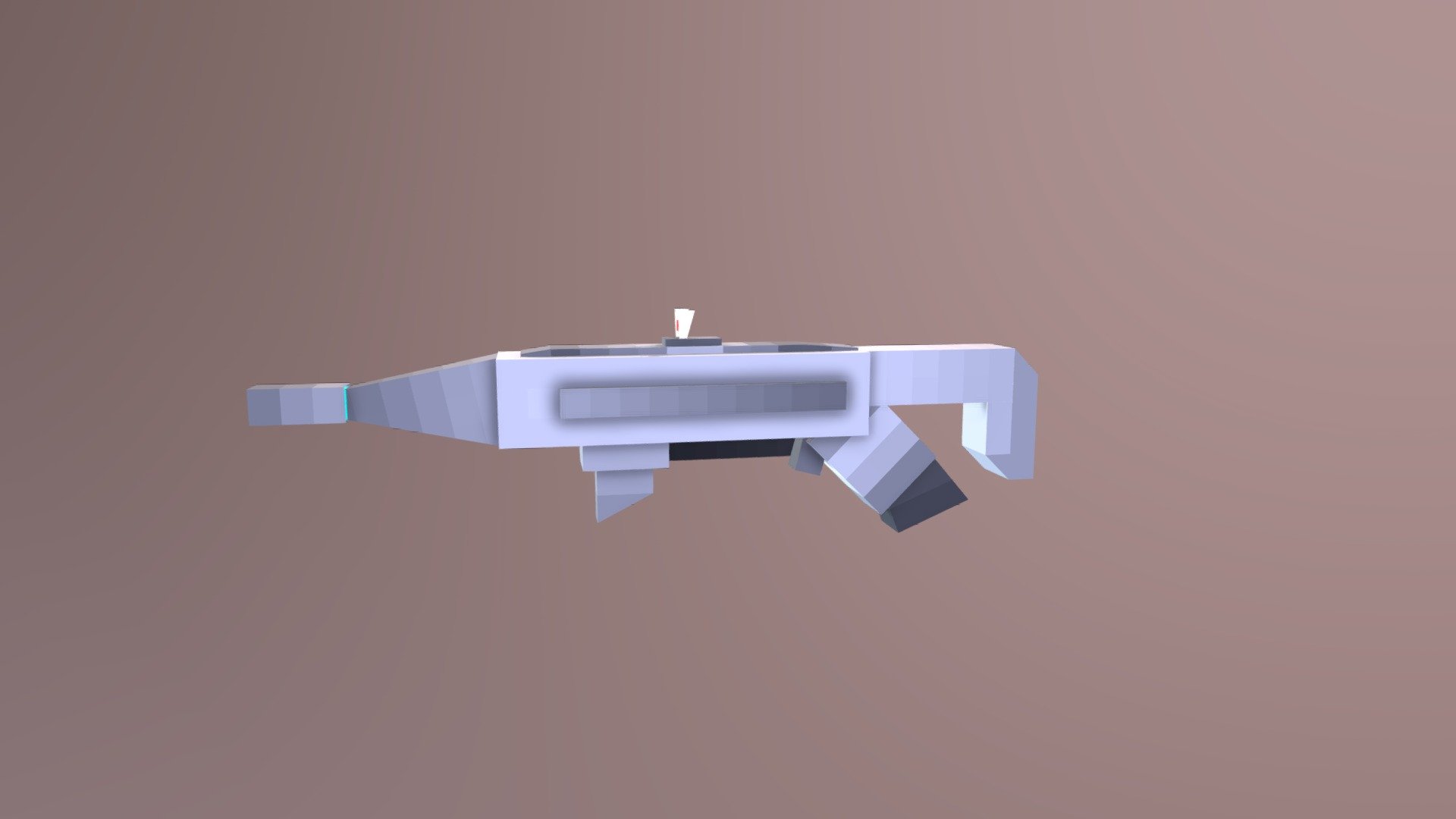 Free Futuristic Folding Rifle - Download Free 3D model by Voxel Creeper ...