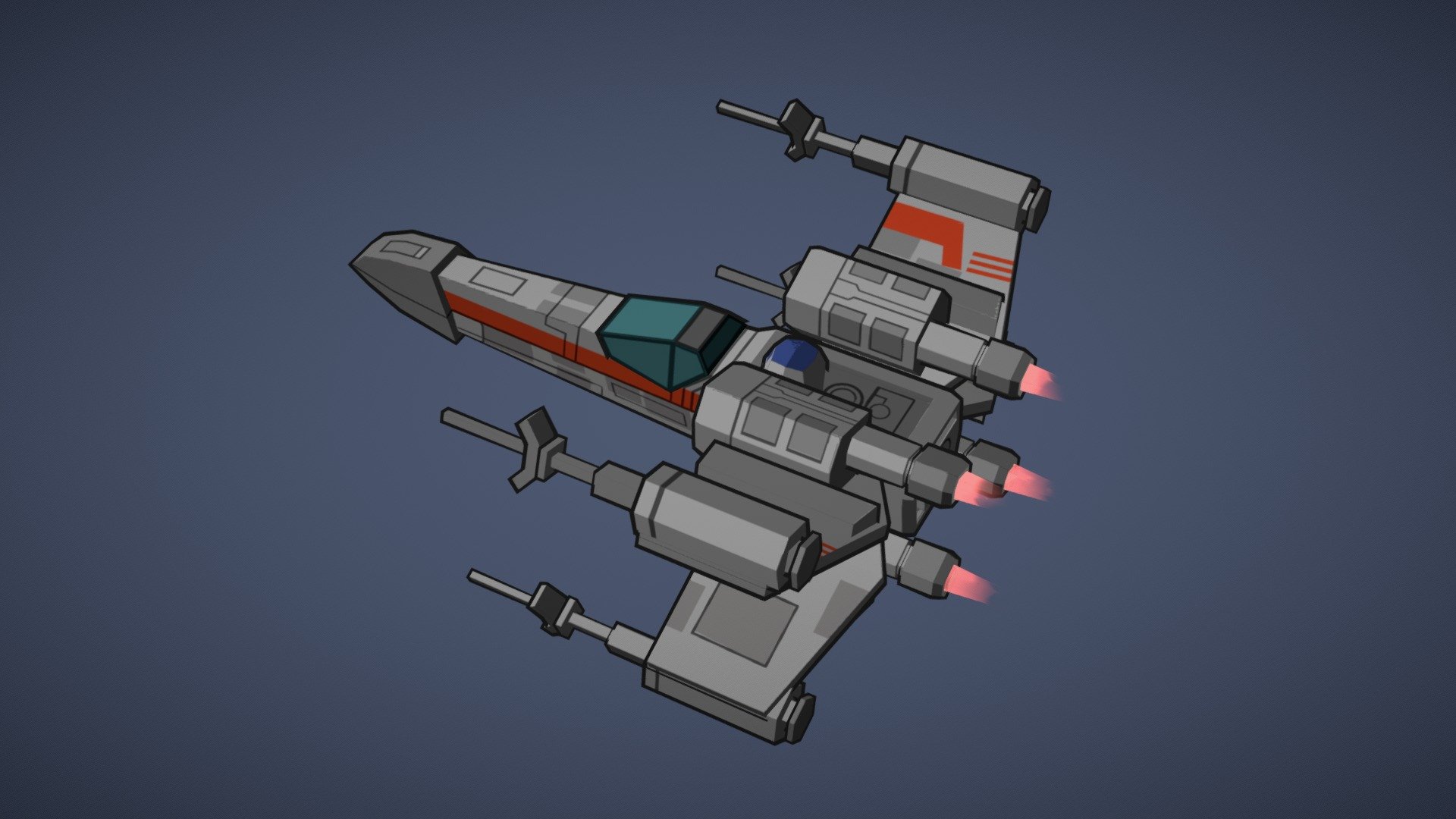 X-wing - Buy Royalty Free 3D model by 3dartstevenz [96fe14d ...