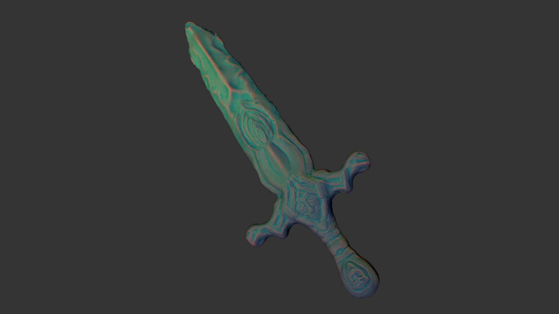 day 20 Sword sculptjanuary 2017 - 3D model by Stefano Di Filippo ...