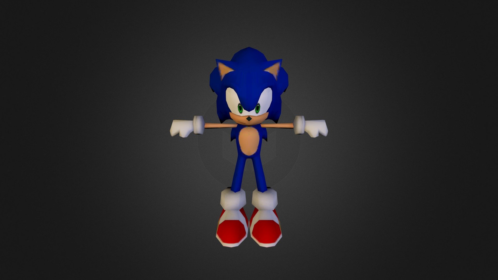 3DS - Sonic Lost World - Sonic - 3D model by Mieky.b [96fe82f] - Sketchfab