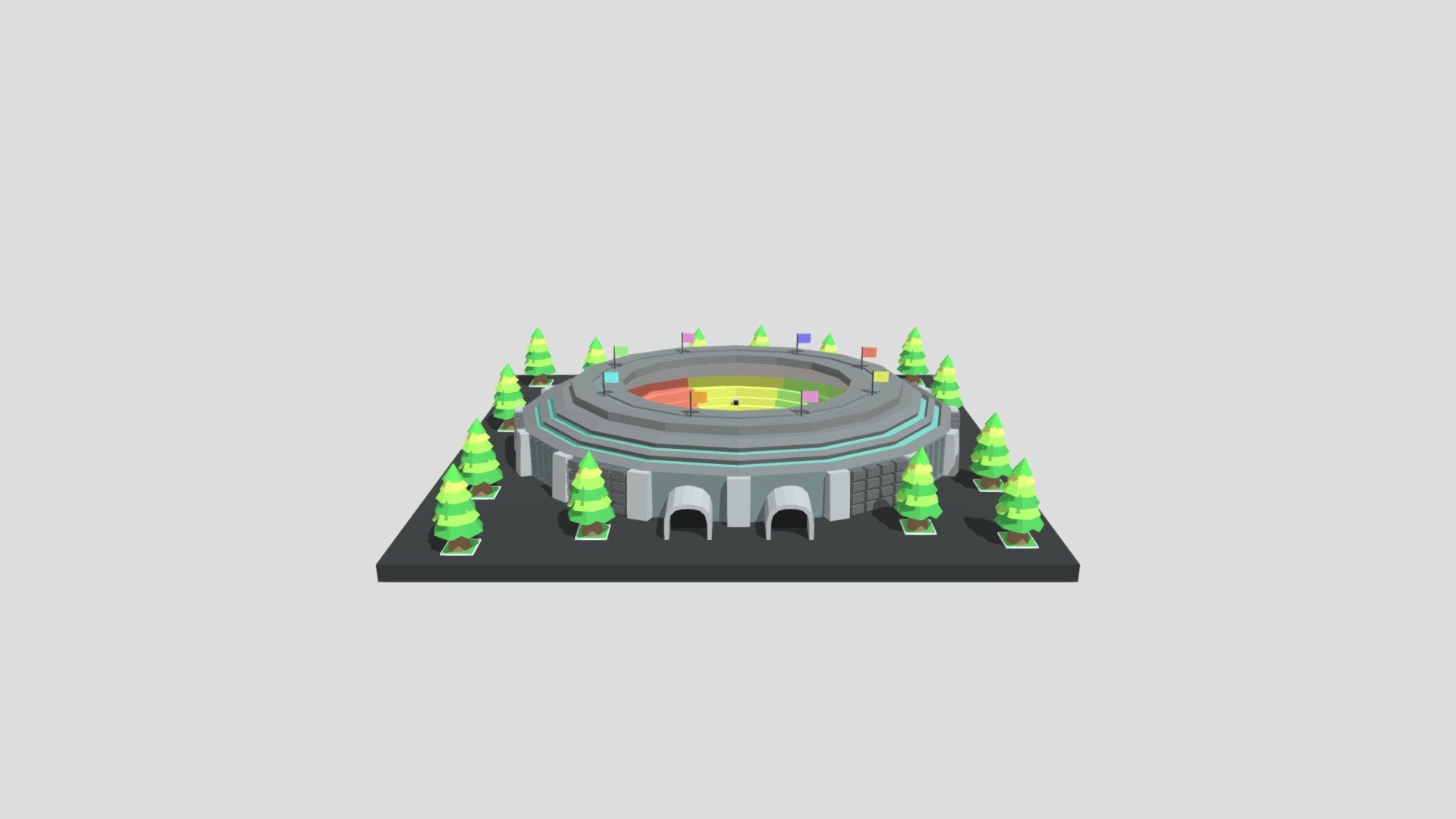 cartoon stadium 01 - Buy Royalty Free 3D model by jonocrescent1 ...