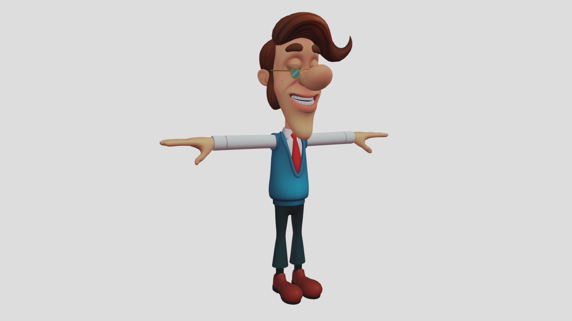 Nickelodeon All-Star Brawl Hugh Neutron - Download Free 3D model by SMF ...