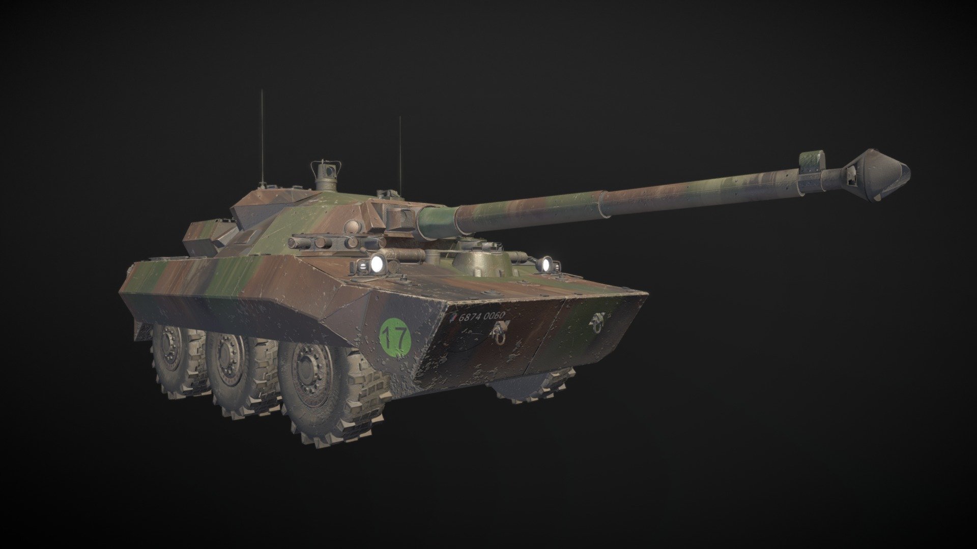 AMX 10 RCR - 3D model by Anastasia 033 (@ozz033) [9701b98] - Sketchfab