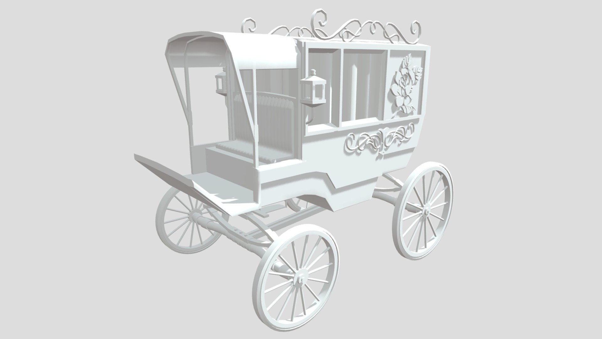 Carriage - 3D model by EmilyCossette [97022f4] - Sketchfab