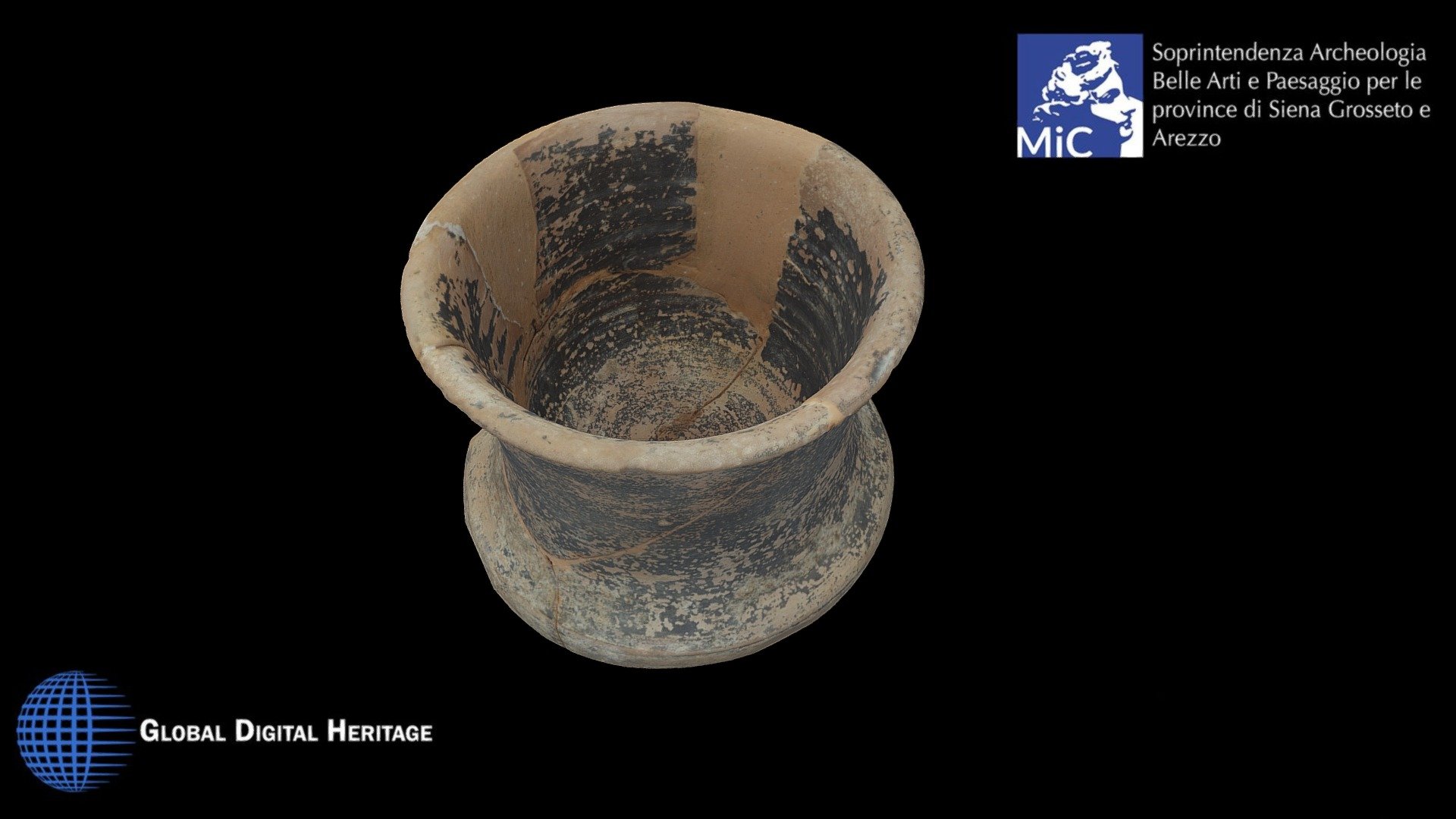 Black-gloss pyxis from the Tumulus of Molinello - Download Free 3D ...