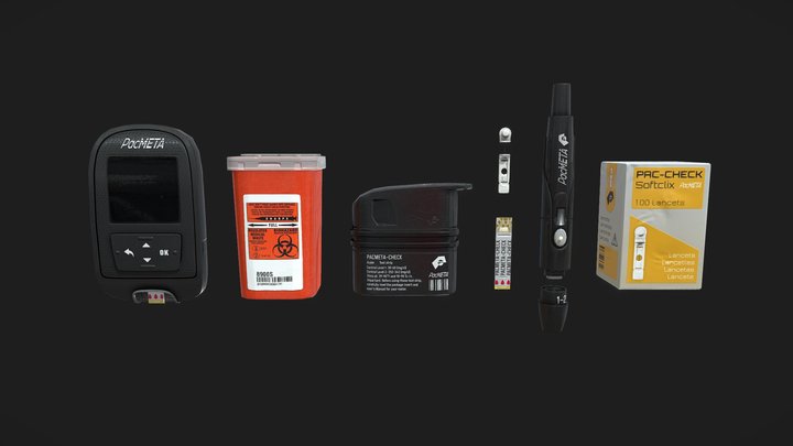 Glucometer 3D models - Sketchfab