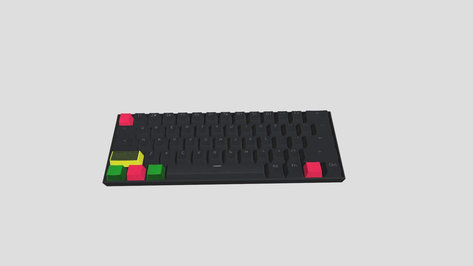 KeyBoard - 3D model by roy.wales [9706199] - Sketchfab