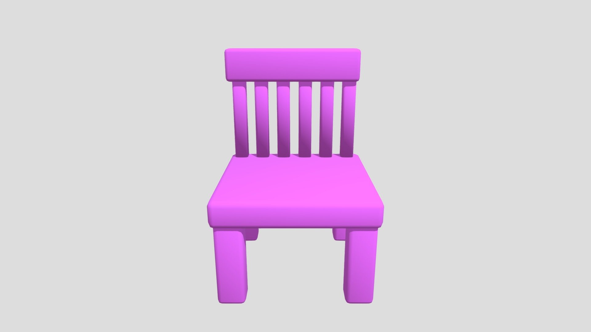 Small chair - 3D model by AfafHaydoun [9706a03] - Sketchfab