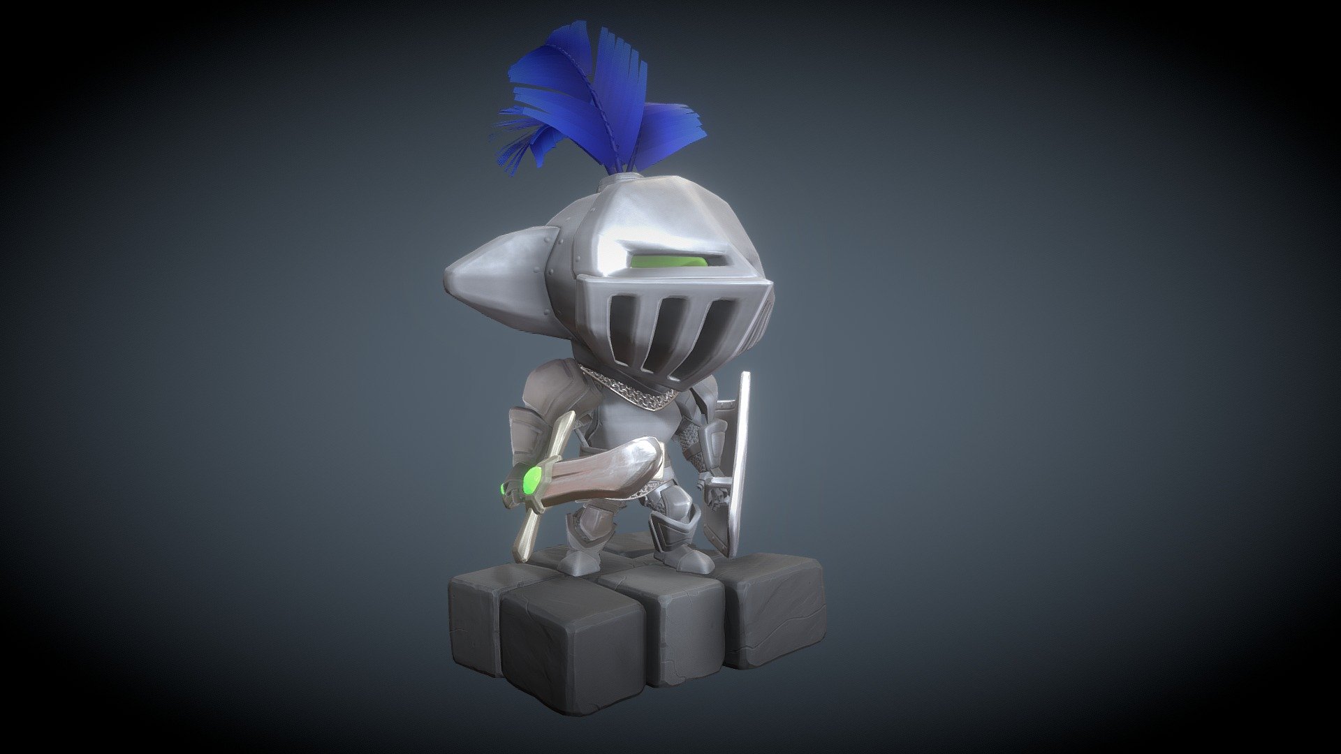 Gnome_Knight_Diorama - 3D model by krisla [97077a4] - Sketchfab