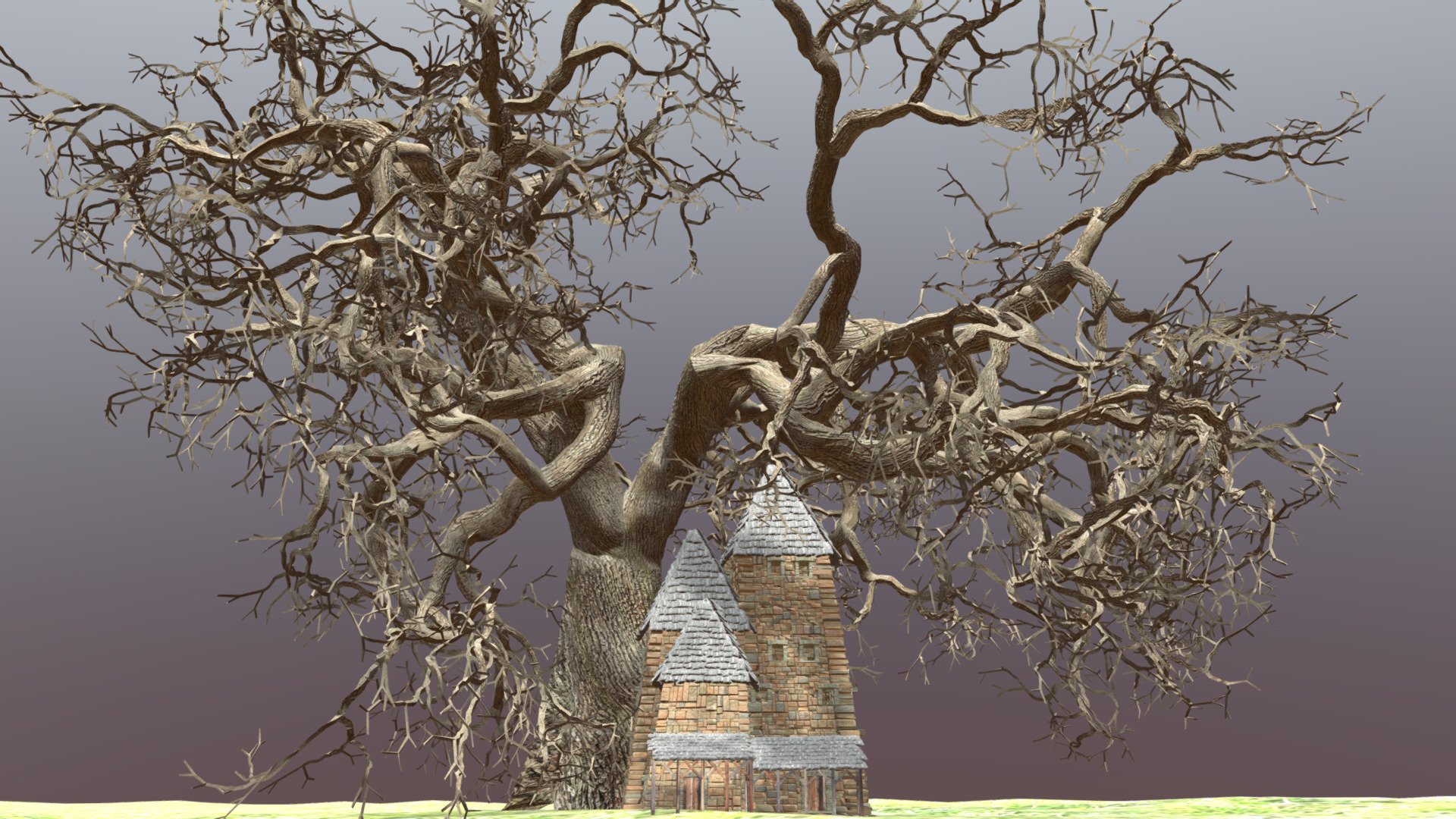 Living under the Tree - Download Free 3D model by Sereib [9708cd9 ...