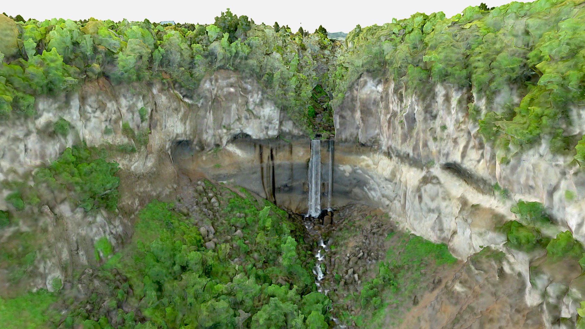 inkura falls - 3D model by yuichi hayakawa (@yshaya) [970904b] - Sketchfab