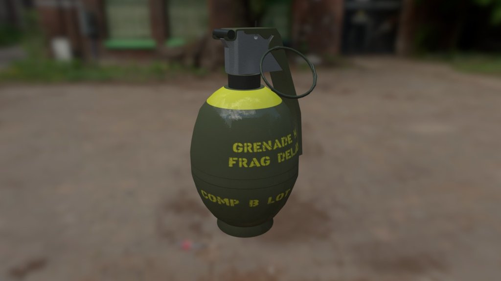 M26 Hand Grenade - 3D model by cayden_ross23 [970a5bf] - Sketchfab