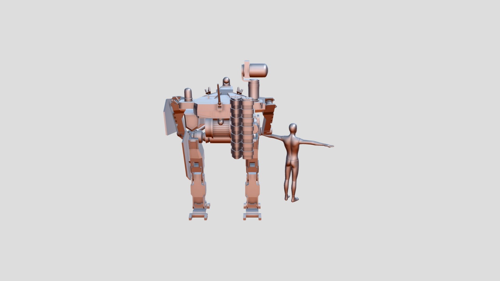 Robot #7 - 3D model by Lounge6 [970a7da] - Sketchfab