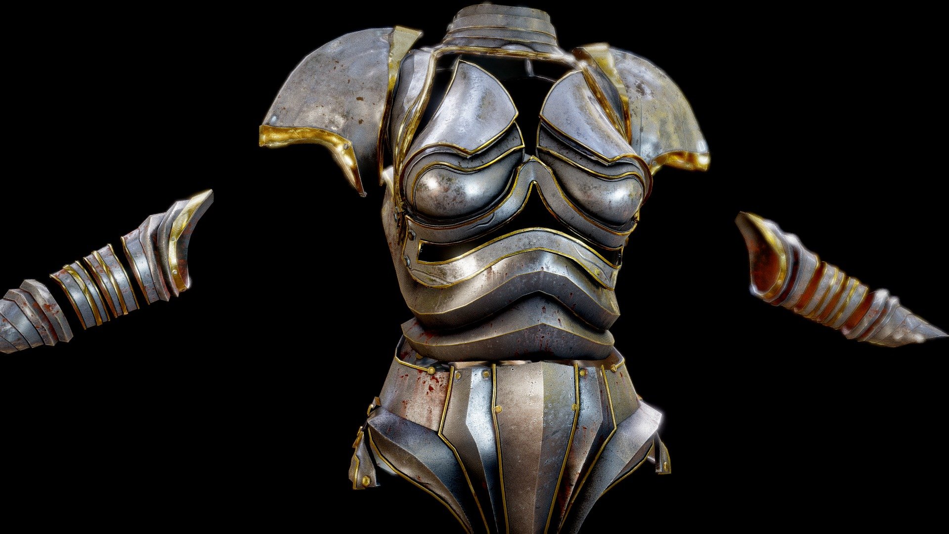 Free - Female Armor - GameReady - Download Free 3D model by Kaan Tezcan ...