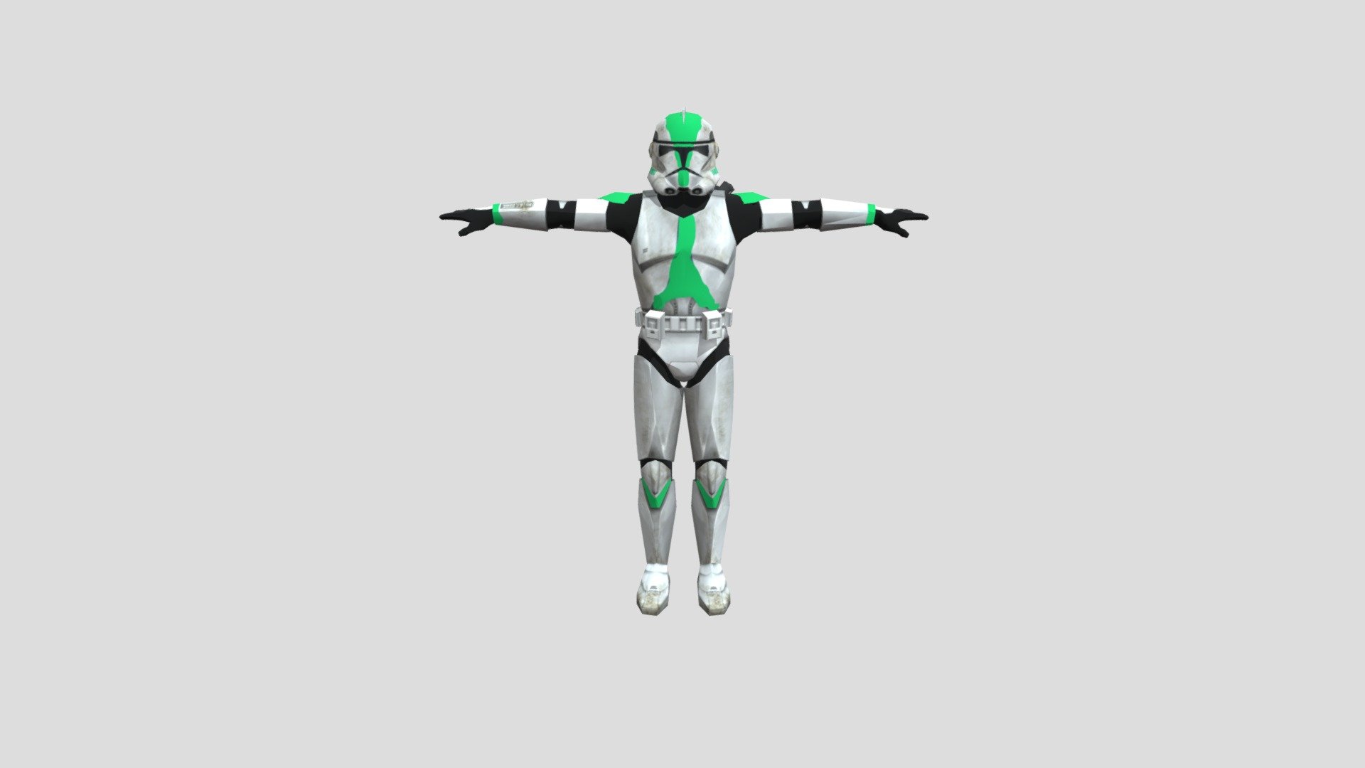 Green Clone Trooper (2005) - Download Free 3D model by ANGELFOX47 ...