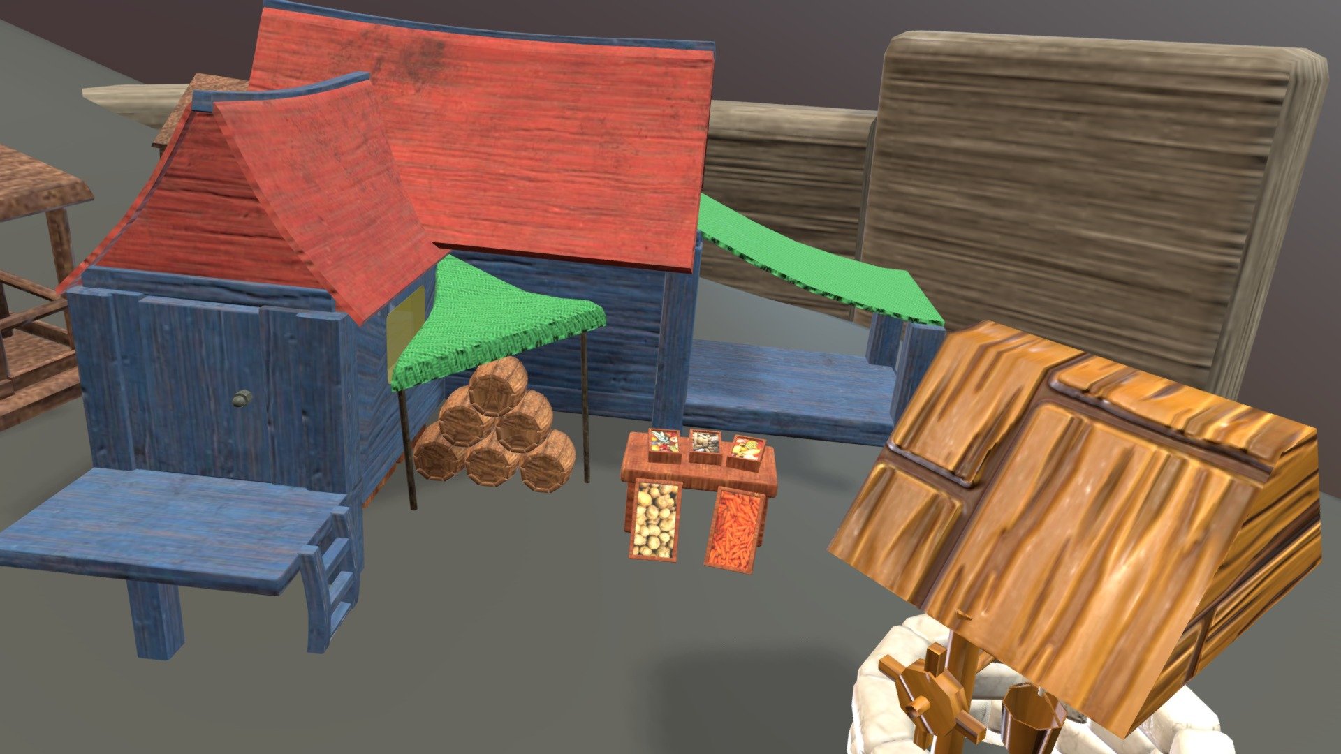 Market - Download Free 3D model by Krimzik [970d1ec] - Sketchfab