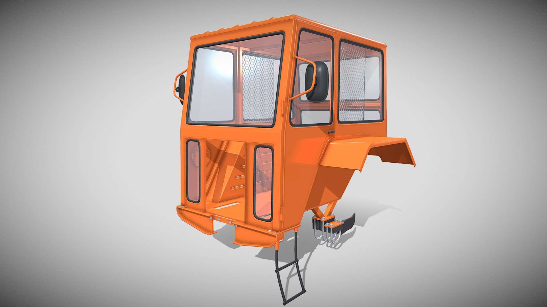 Tractor Cabin - Buy Royalty Free 3D model by dragosburian [970dd50 ...