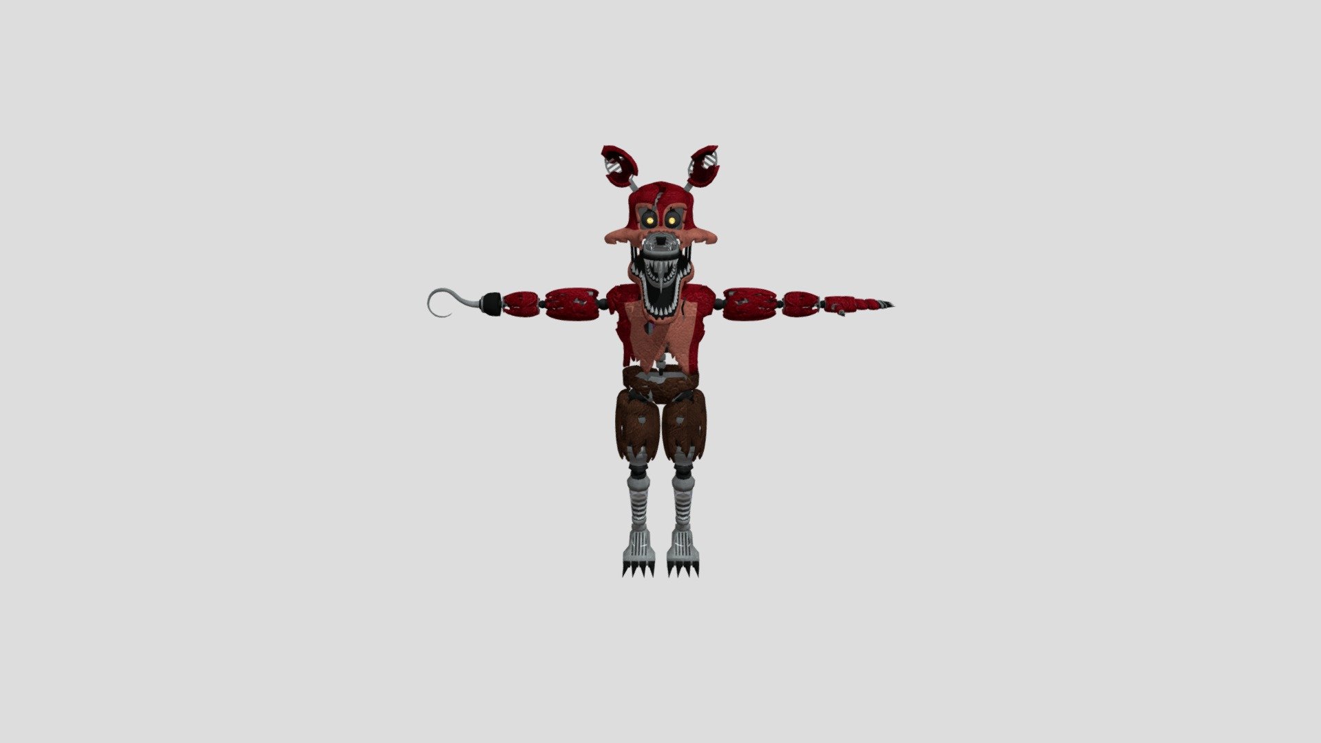 Splinks Nightmare Foxy FNAFSFM1 - Download Free 3D model by kamdezbroz ...
