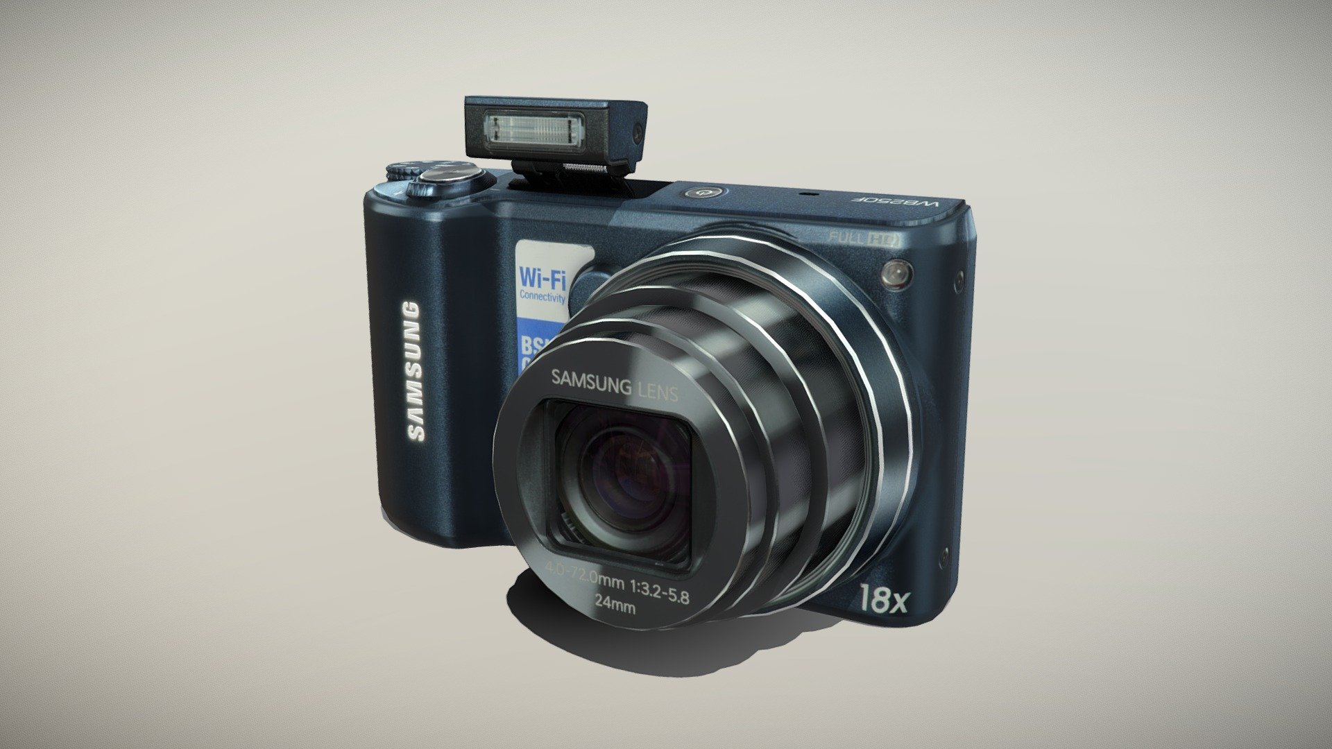Samsung WB250F compact digital camera - Buy Royalty Free 3D model by ...