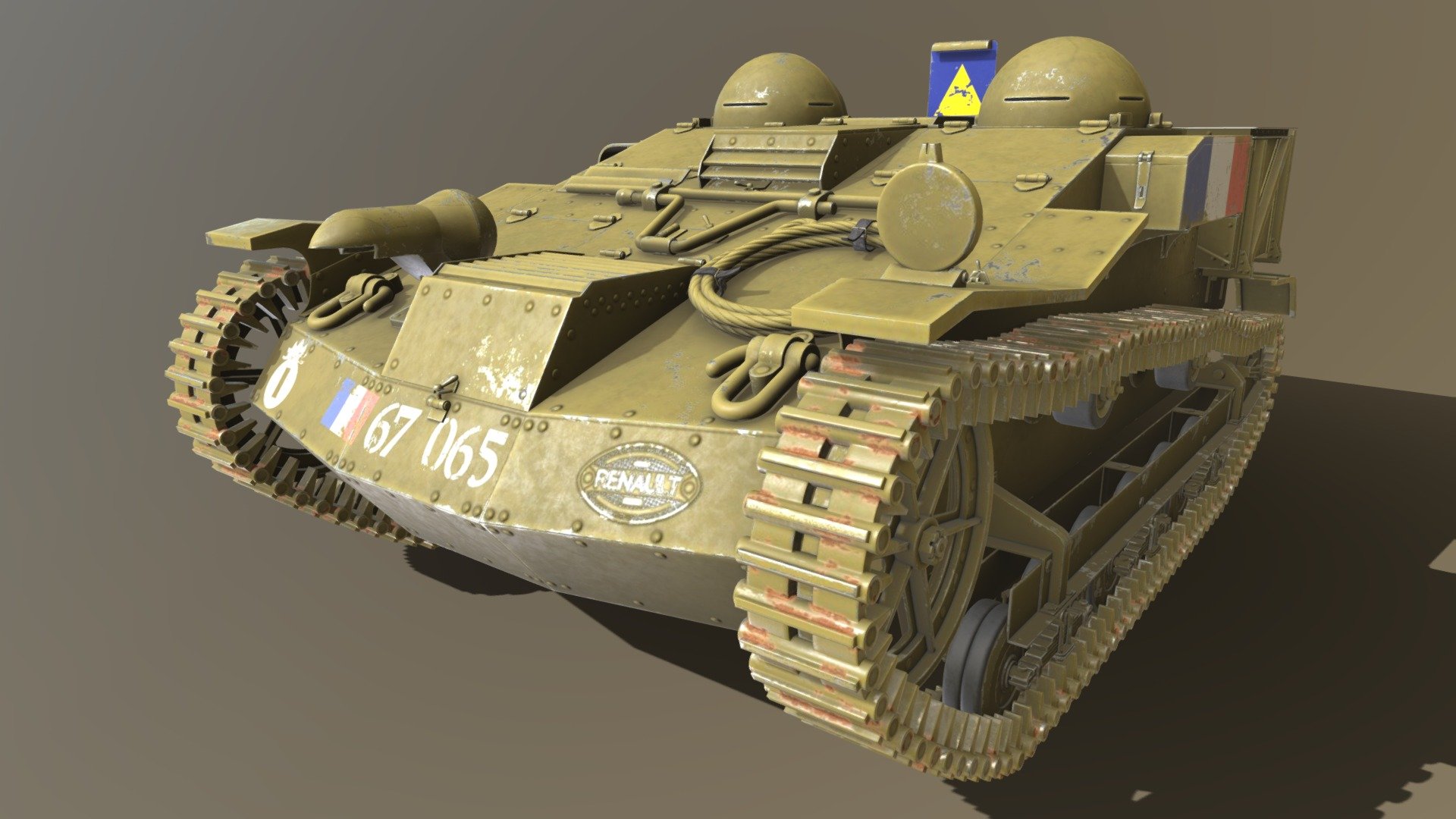 Renault UE Chenillette - 3D model by jovamag [971194e] - Sketchfab