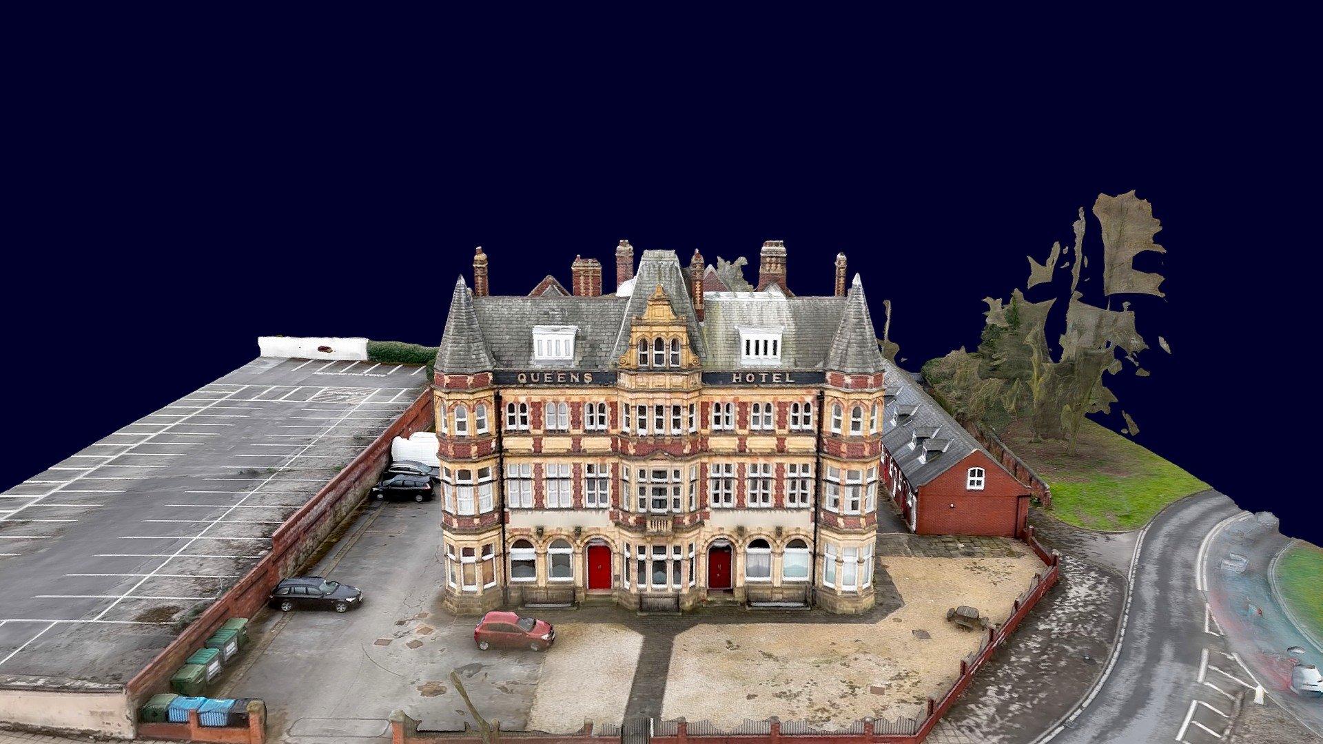 Queens Hotel, Pontefract - Download Free 3D model by Dok11 [971230b ...