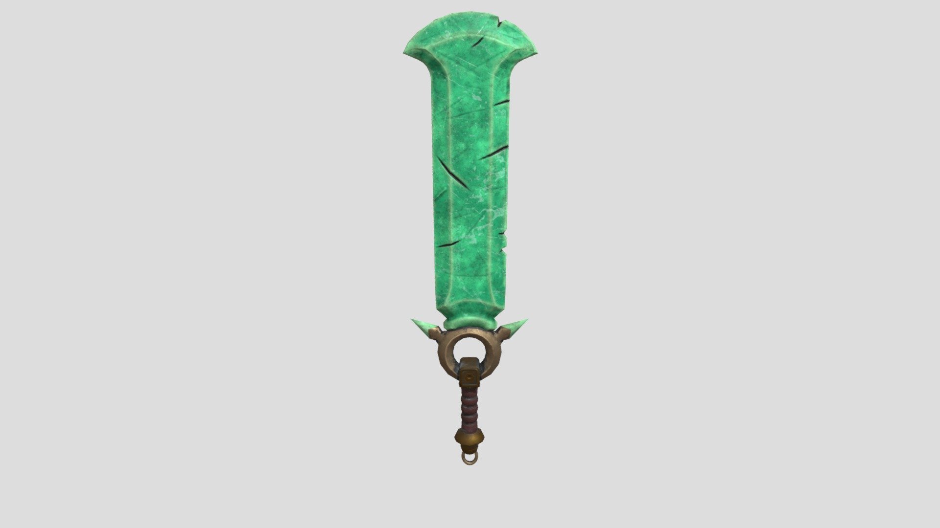 Low poly Jade Sword - 3D model by Jardel Guimarães (@jguim) [97124fd ...