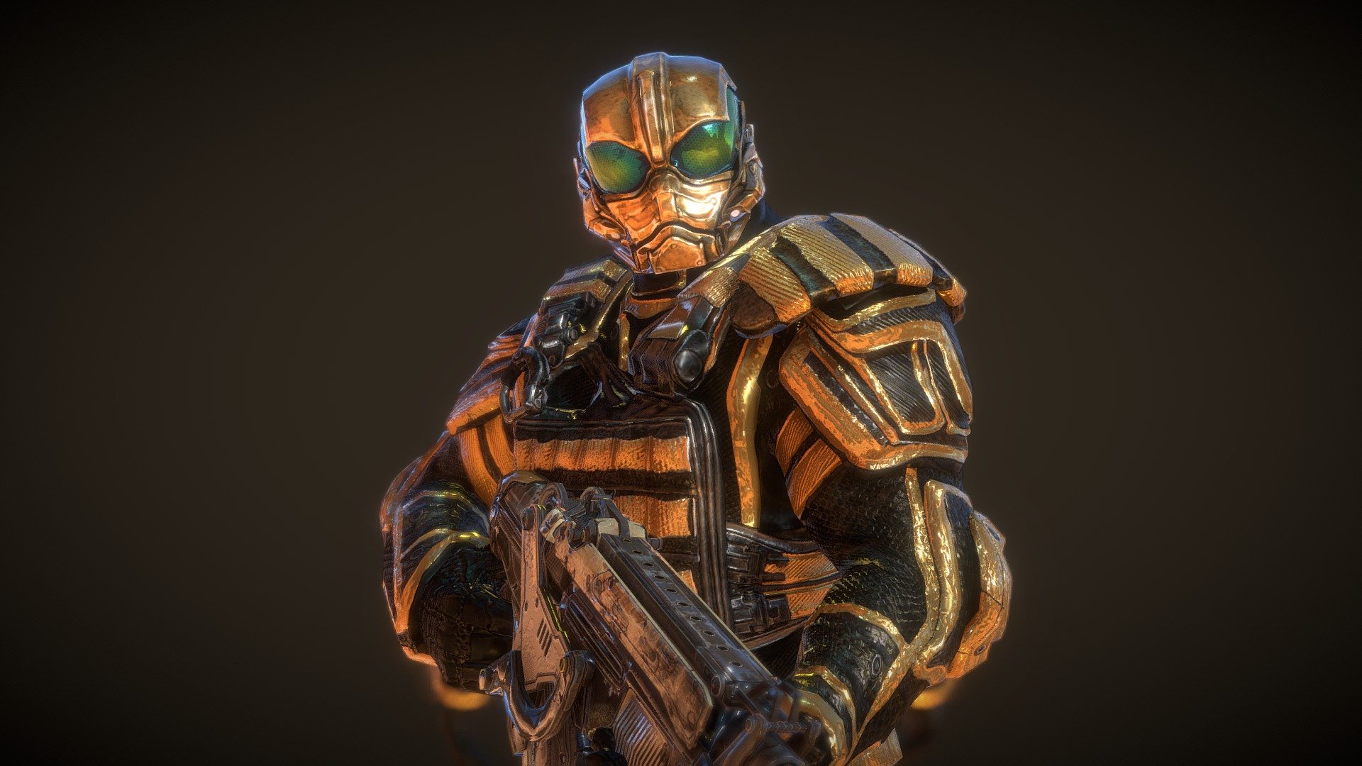 Bulletstorm - Final Echo Insectoid Soldier - Download Free 3D model by ...