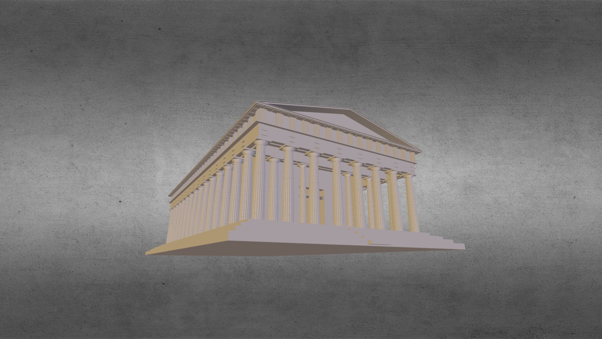 Parthenon - 3D model by ChrisChalaire [9713886] - Sketchfab