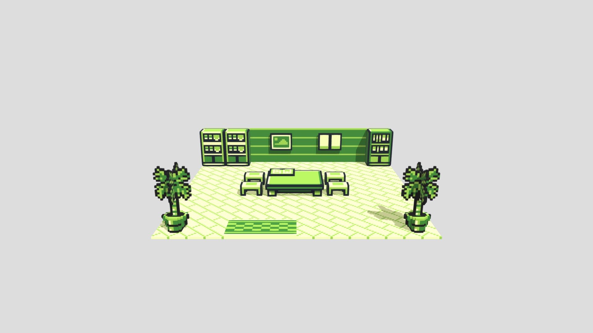 Pokémon Gameboy Rivals Home - Download Free 3D model by Mikito11 ...