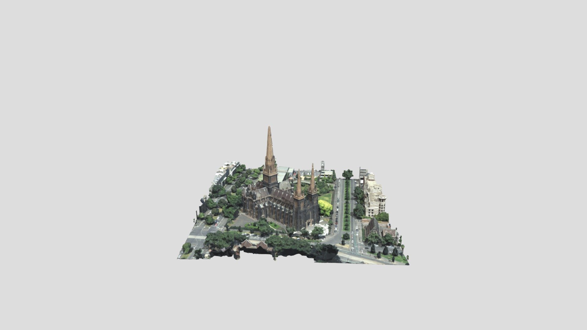 St. Patrick's Cathedral model - 3D model by jaymerjulio [9713d8e ...