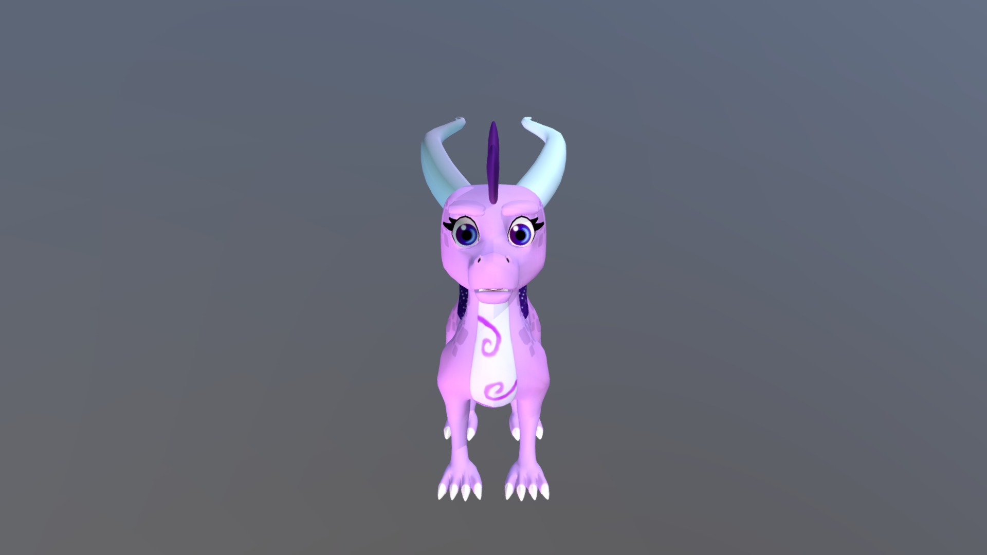 Dragon Character Model - 3D model by Grace Merry (@gracelikescake ...