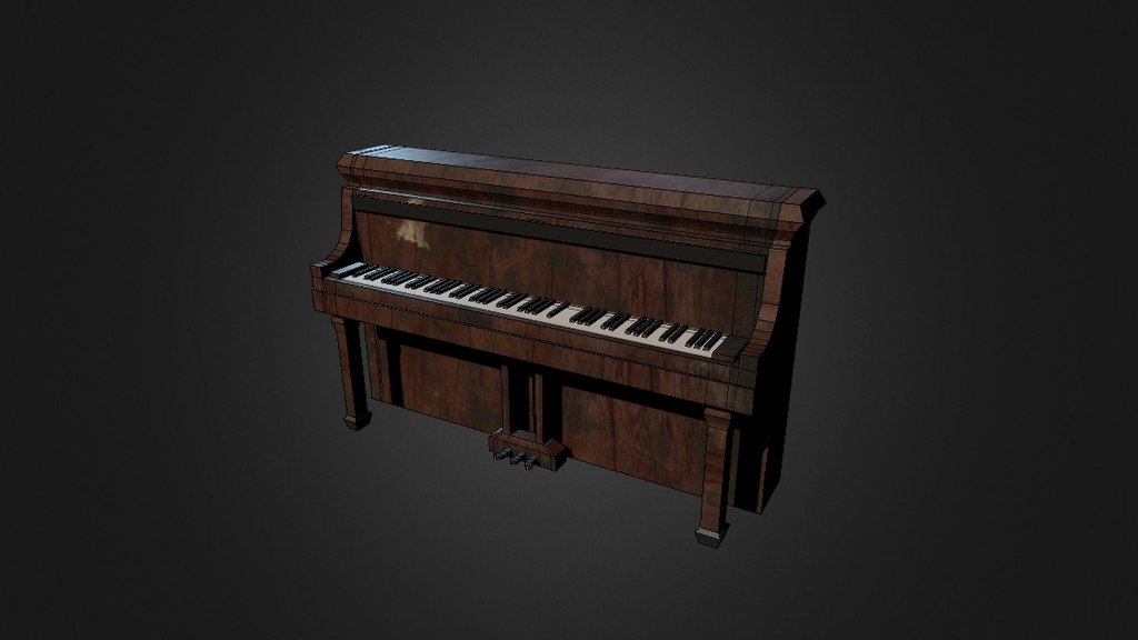 Piano (low poly) - Download Free 3D model by wessel.huizenga [9714bdb ...