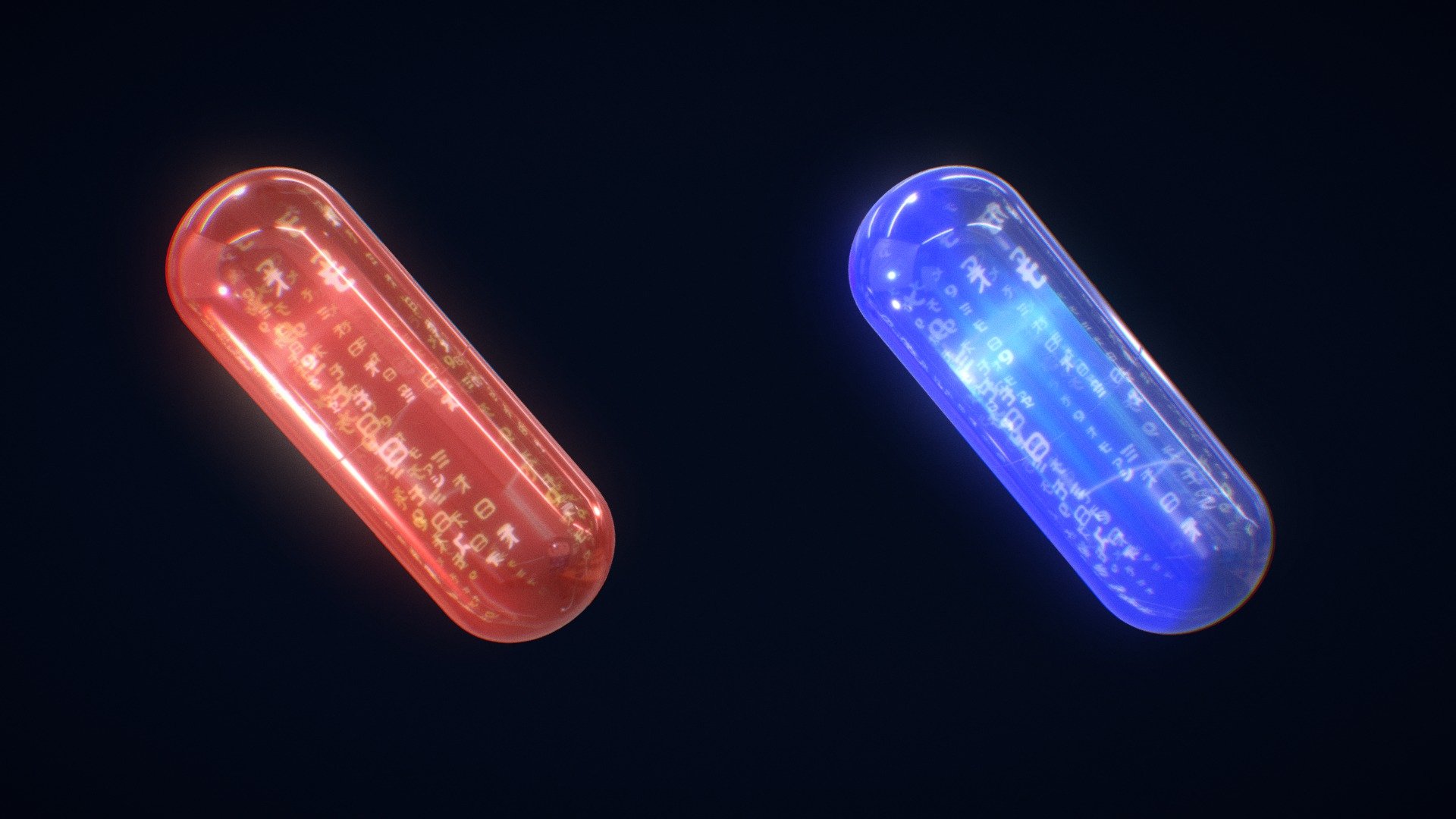 Matrix Pills - 3D model by yanix [9717442] - Sketchfab