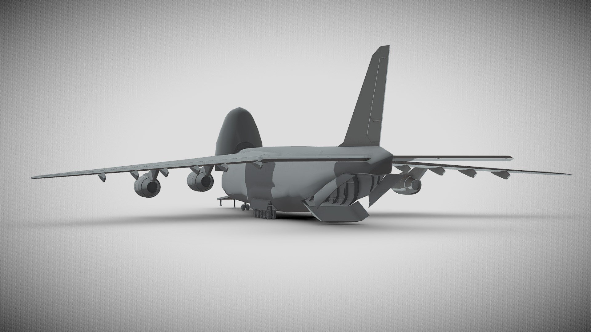 An-124 unloading - 3D model by EXcalibur117 [9717cdb] - Sketchfab
