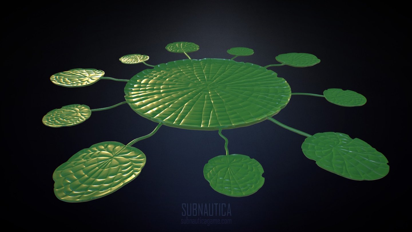 Lilypad Highpoly WIP - 3D model by Fox3D [971877b] - Sketchfab