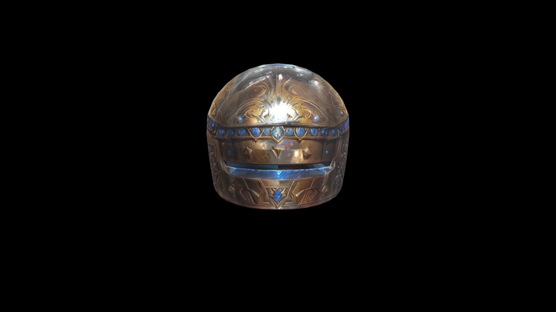 Meshy Helmet Fantasy Phoenix Crest - Download Free 3D model by klrxyz ...