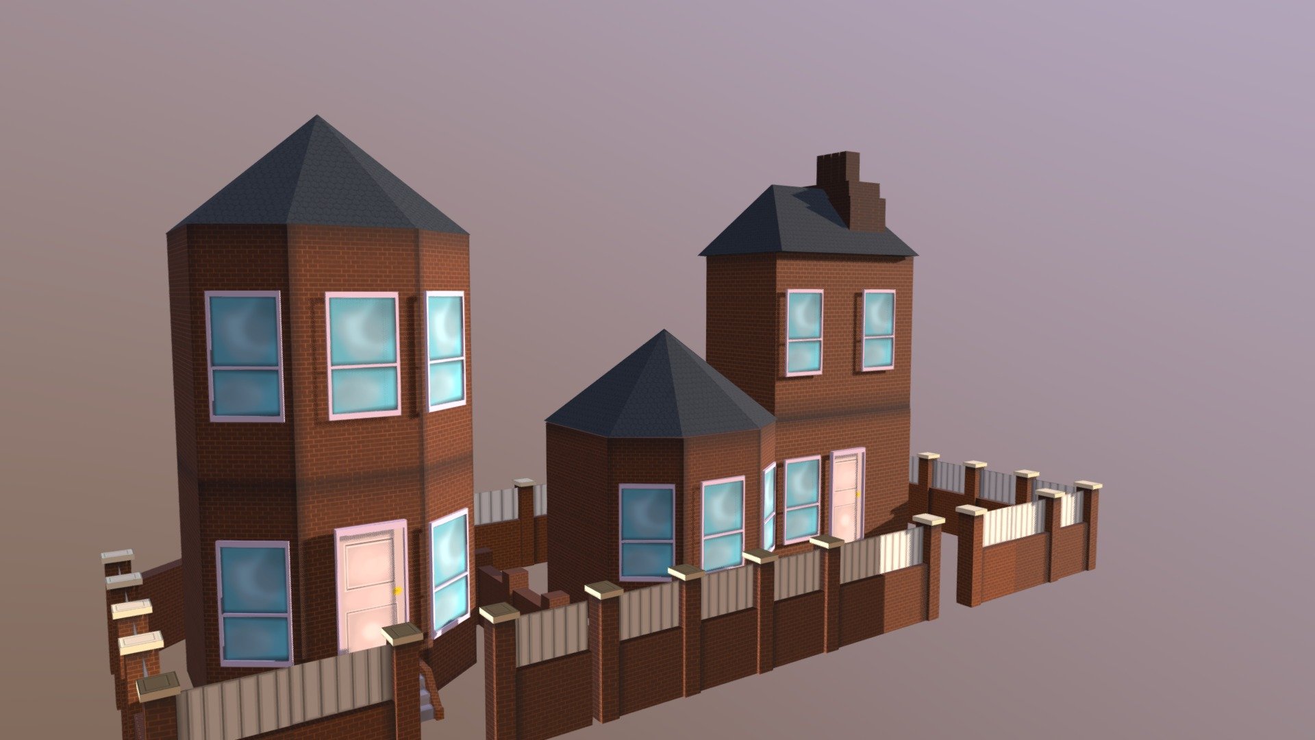 Modular Urban House Pack - 3D model by pedroperera [9719bd9] - Sketchfab