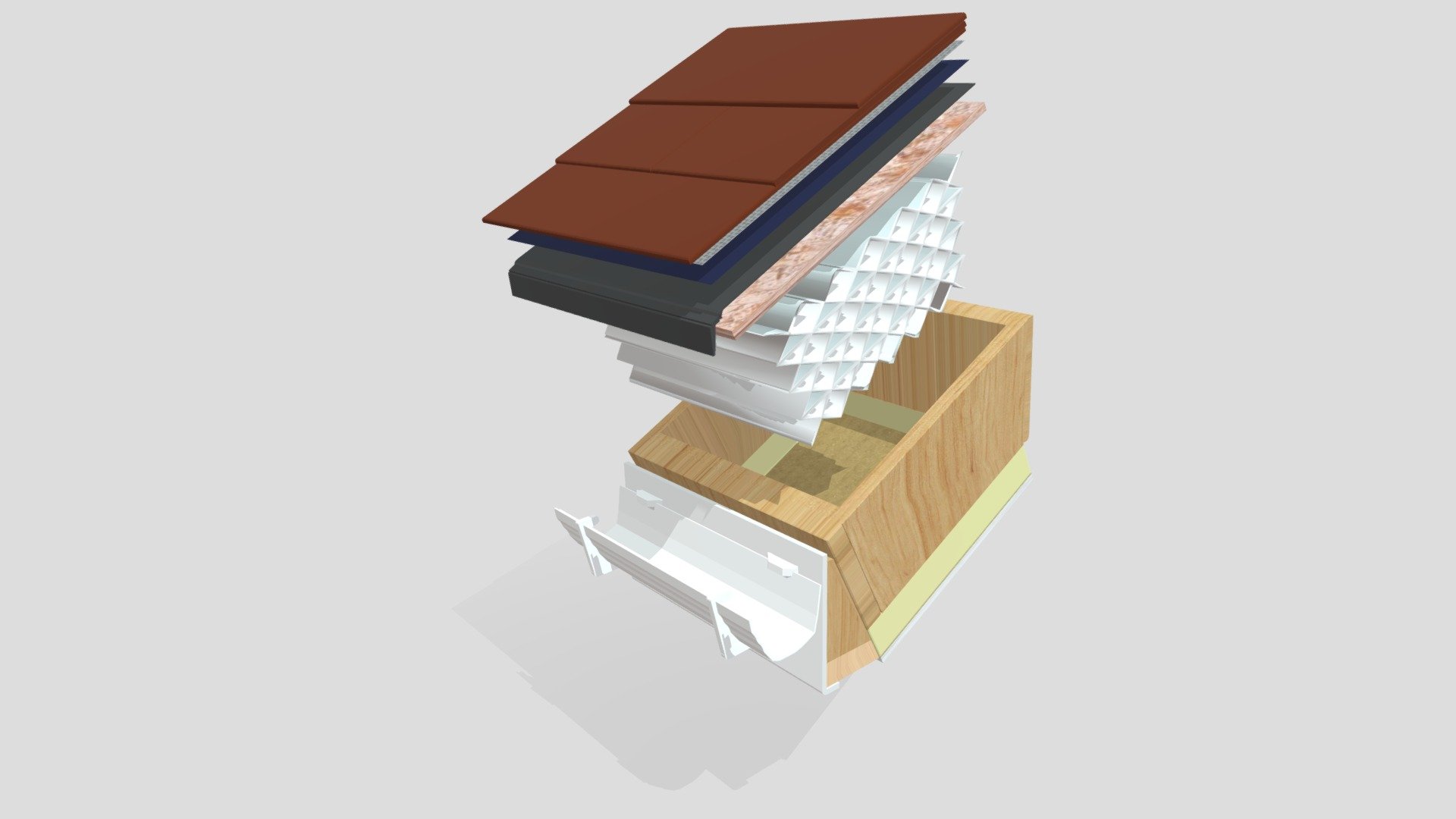 Roof Model Animation - 3D model by woowjo [971a969] - Sketchfab