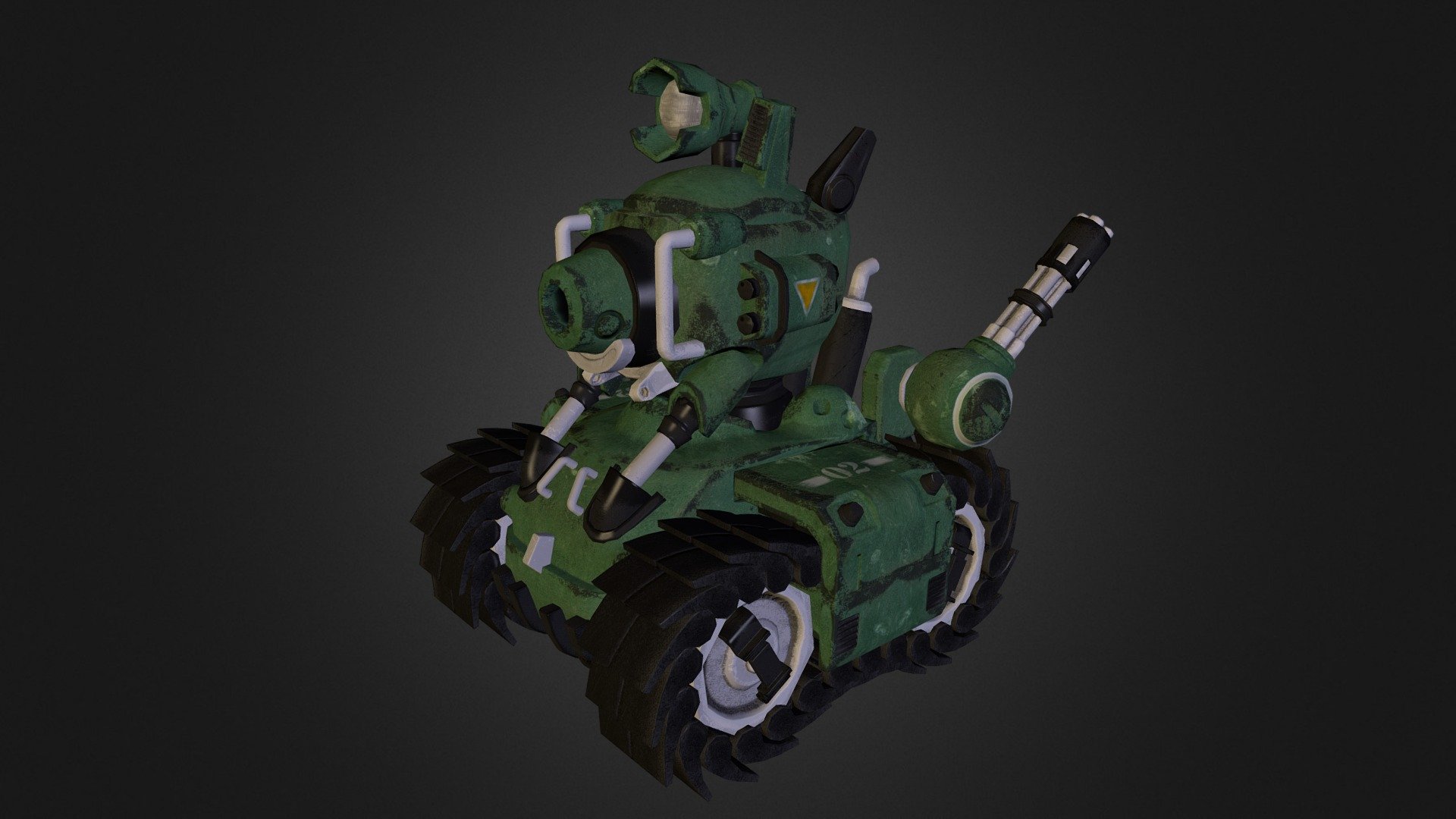 Metal Slug Tank - 3D model by nishon [971aef4] - Sketchfab