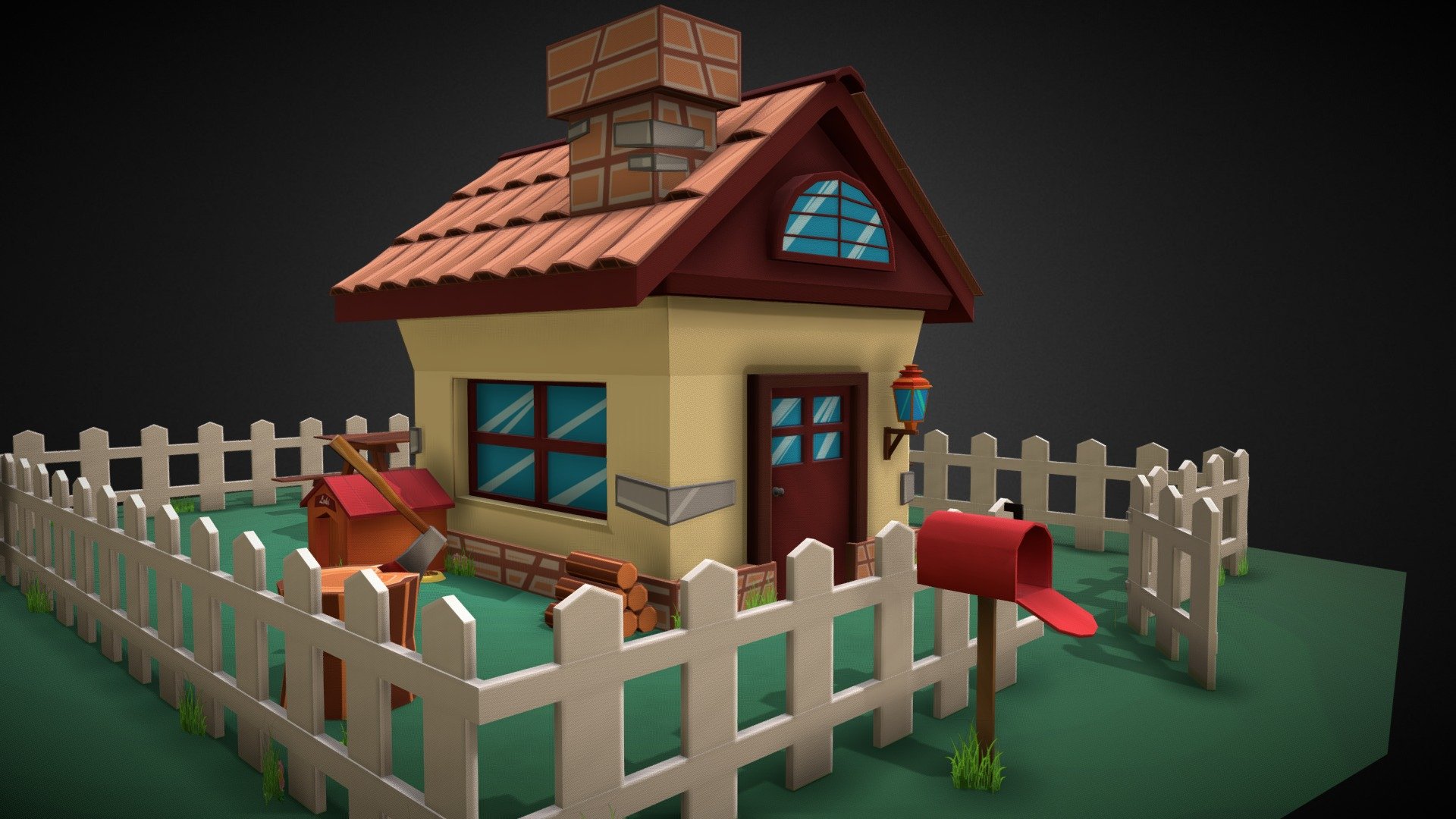 Low Poly Rural House - 3D model by AleX (@Omnilatigo96) [971d50f ...