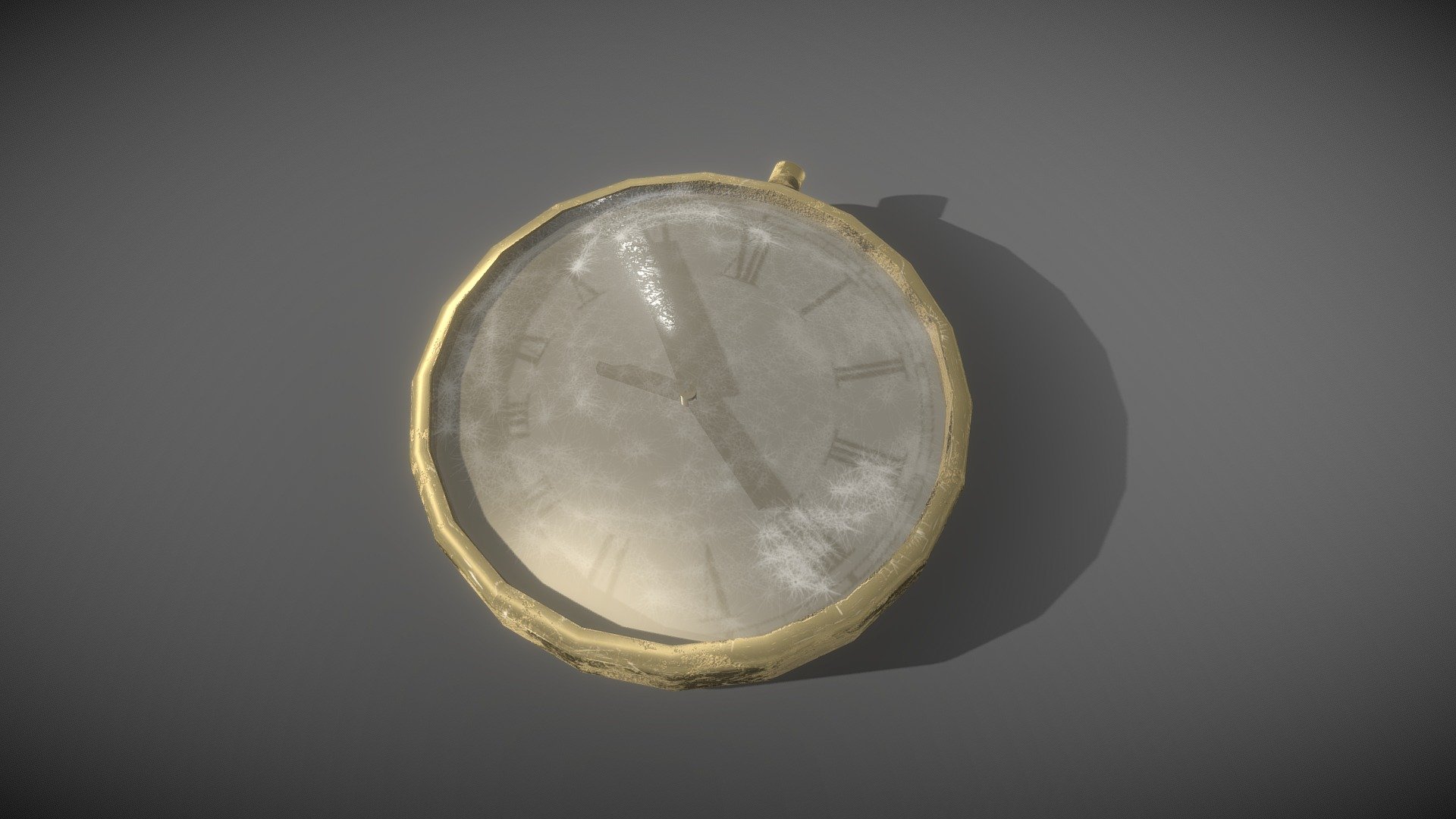Textured broken pocket watch - 3D model by Alisha Begum (@AlishaBegum ...