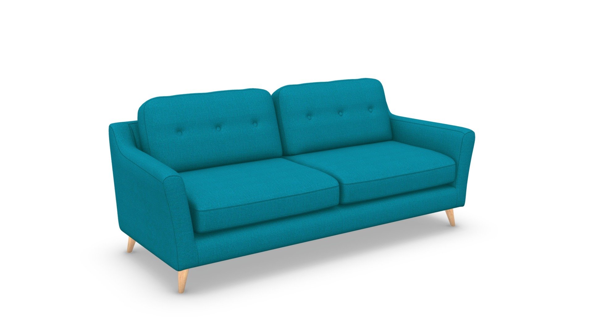 Rufus 3 Seater Sofa, Rich Azure - 3D model by MADE.COM (@made-it ...