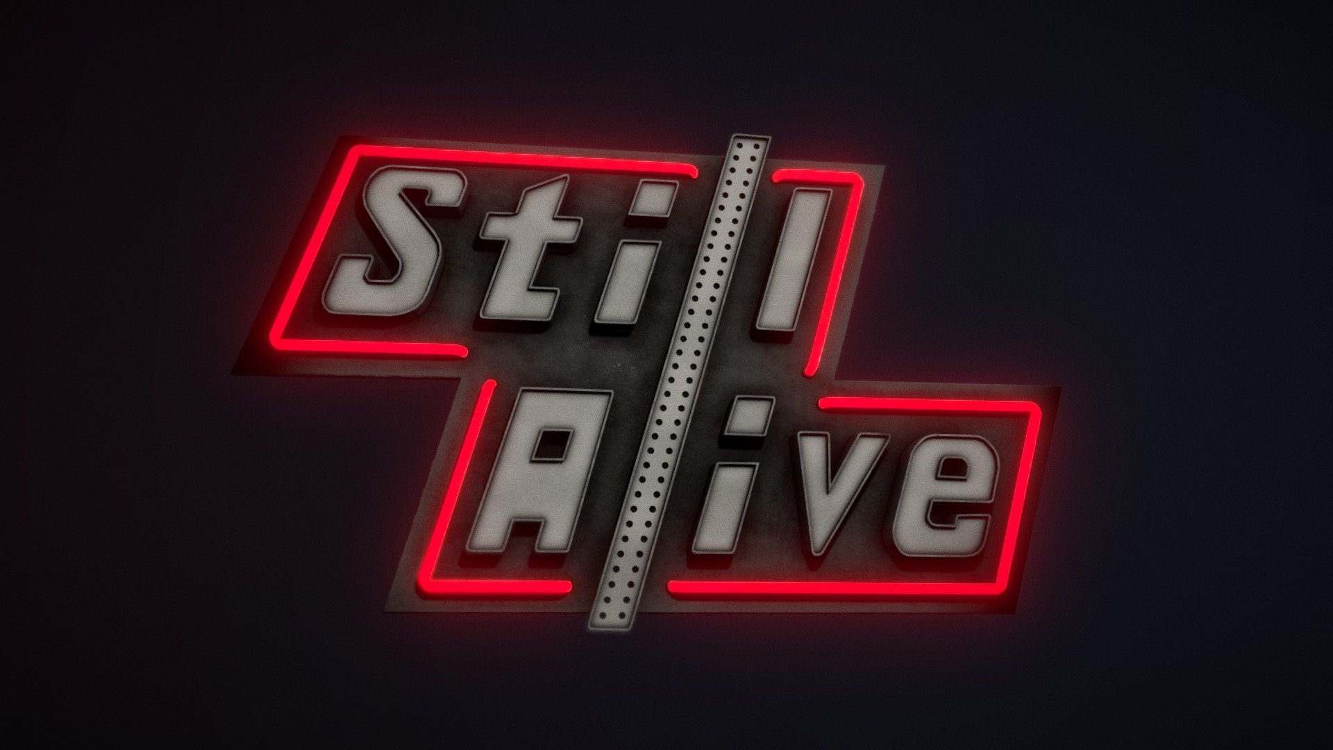 Still Alive Neonboard - 3D model by sanojLeOne [971de2e] - Sketchfab