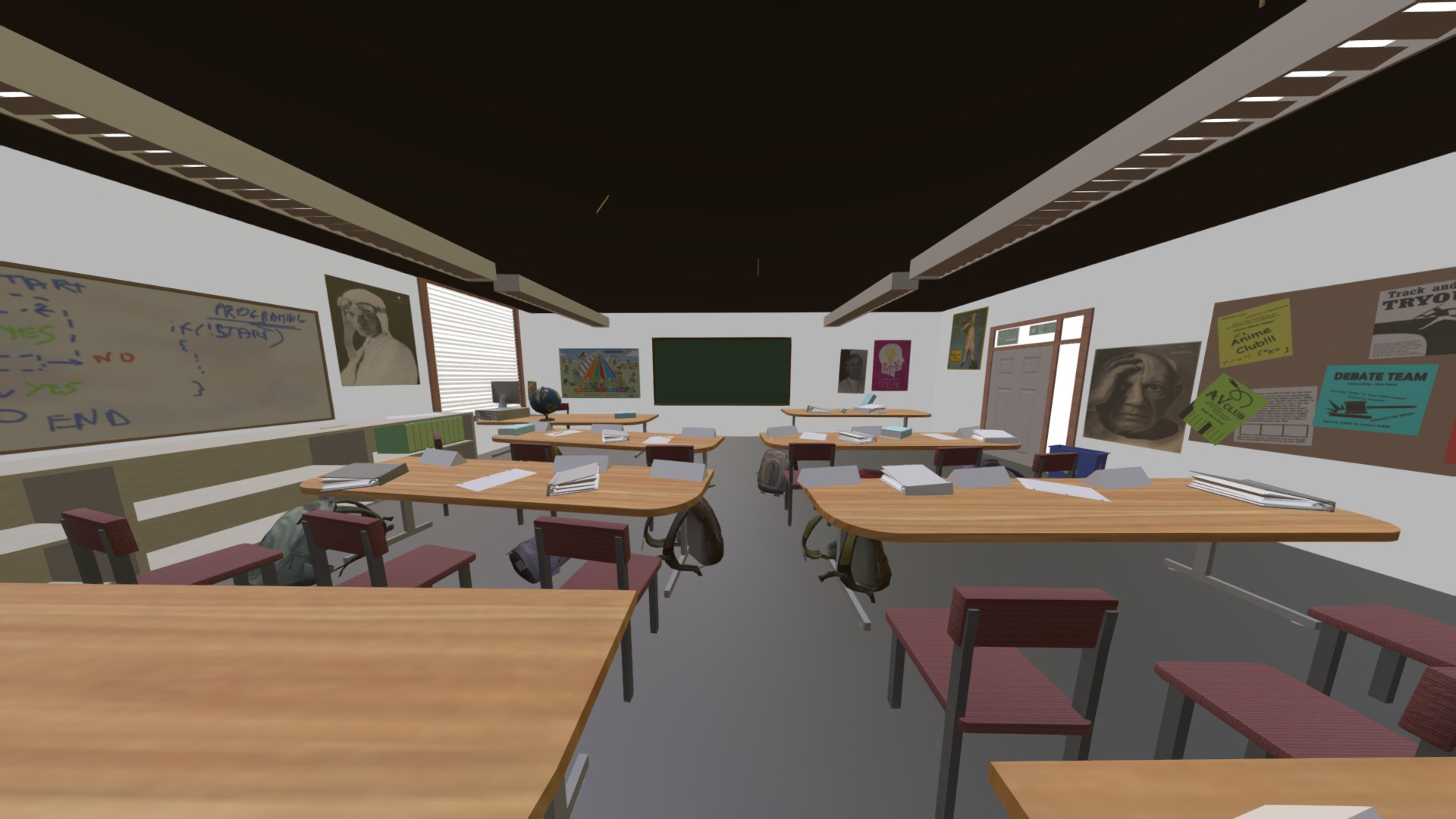 VRTS classroom - Download Free 3D model by grogbeard [971e763] - Sketchfab