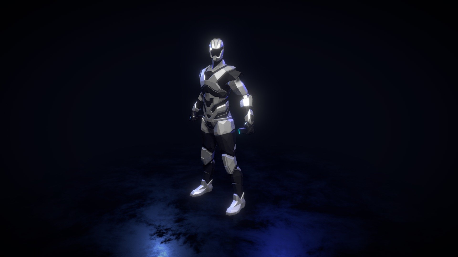 Sci-fi Low-poly Robot - SLR 88 - Buy Royalty Free 3D model by 5th ...