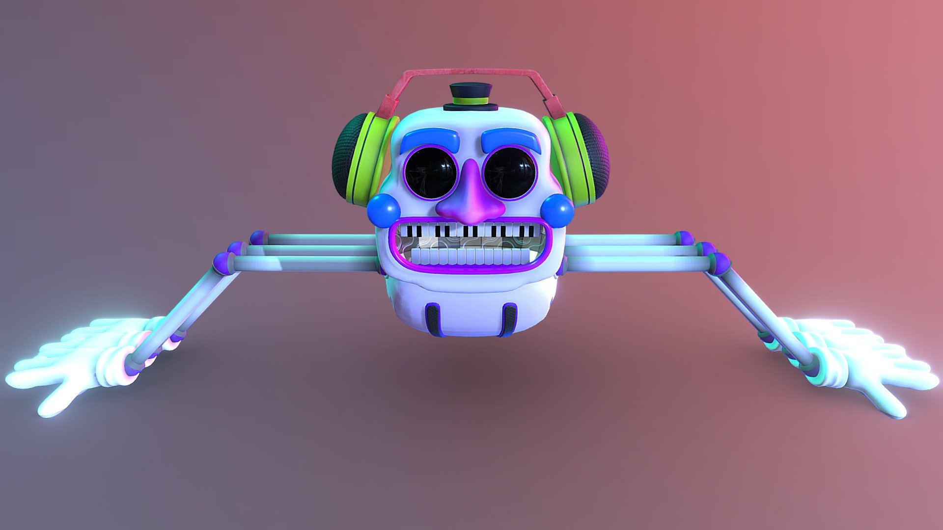 Fnaf SB Clean Dj Music Man - Download Free 3D model by skylajade69 ...