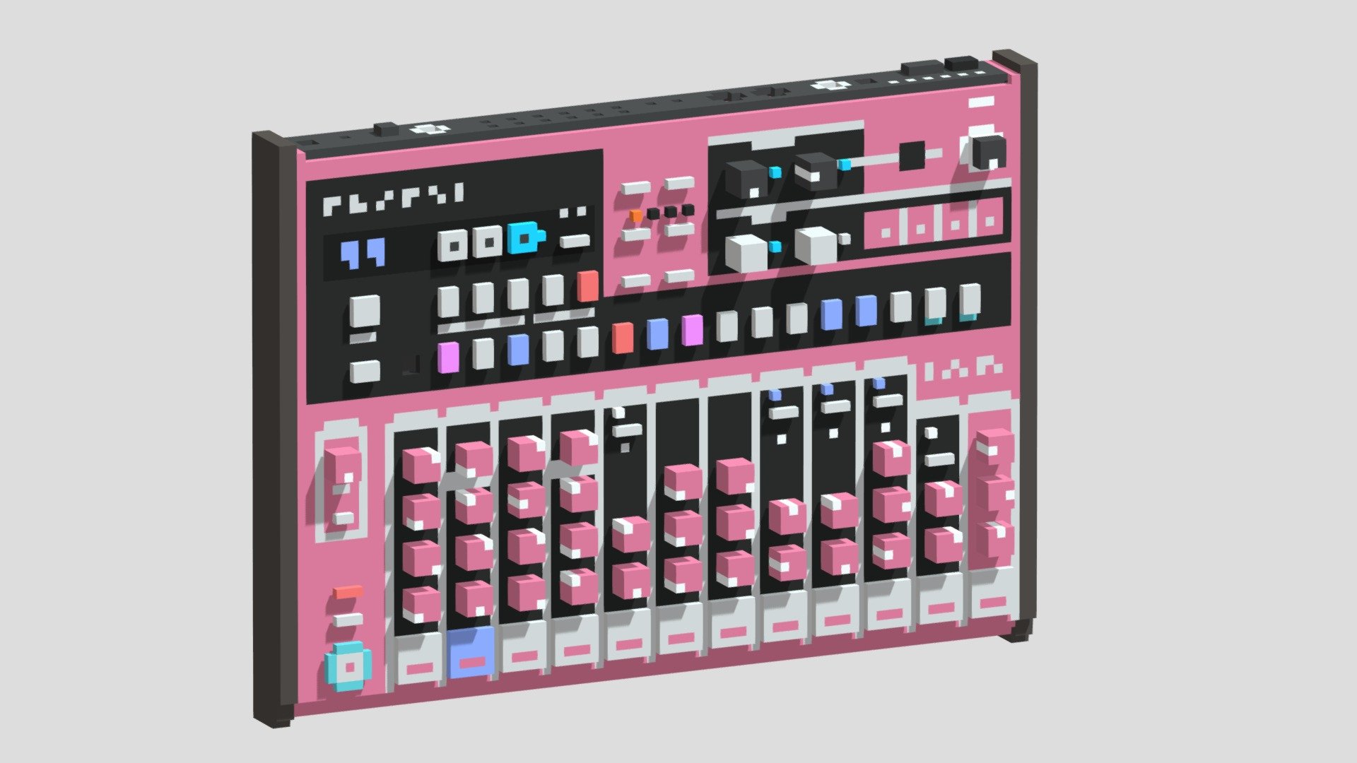 Drum Machine - 3D model by Glucka Pixels (@gluckapixels) [971ec49 ...
