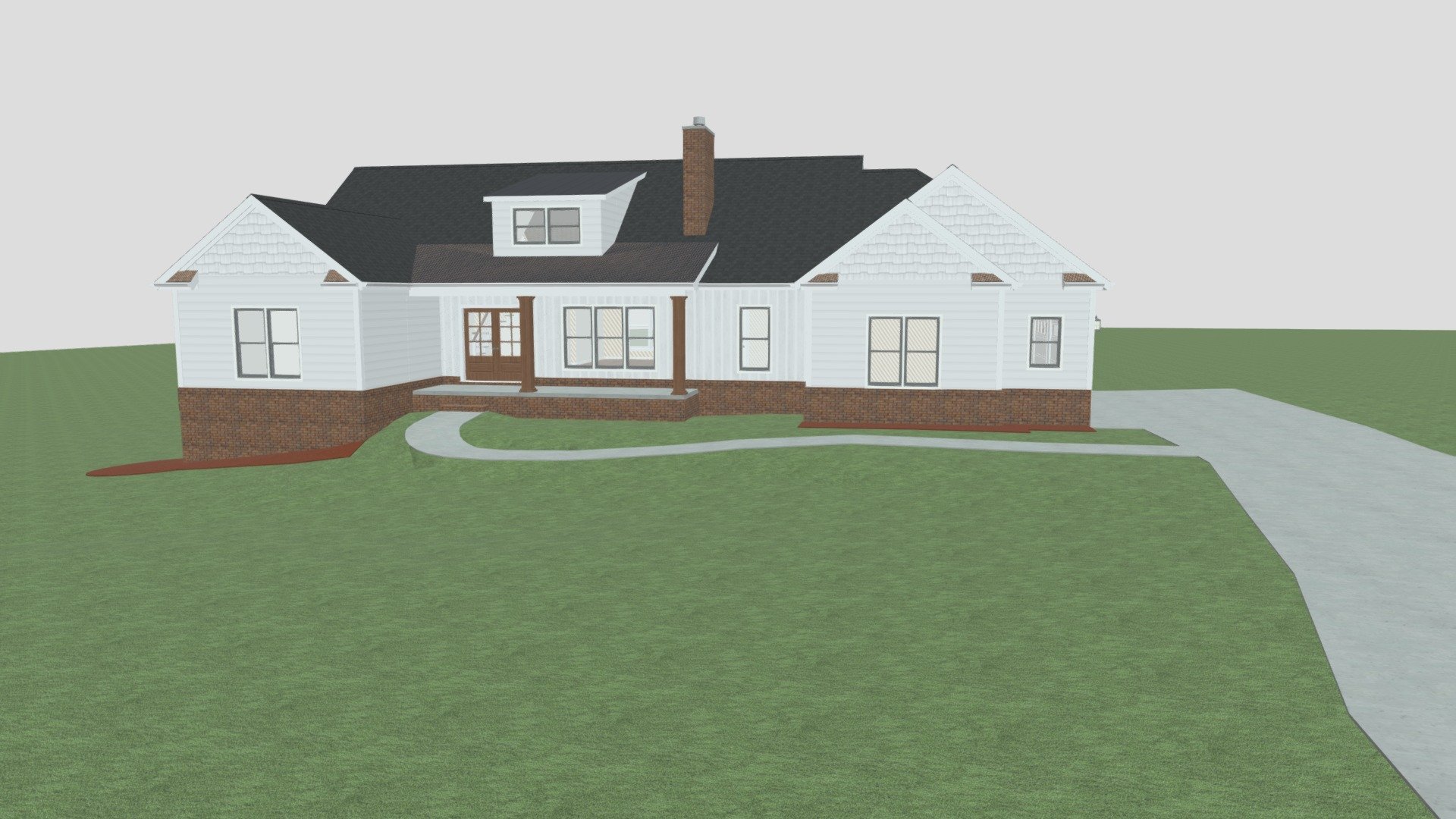 Walkout Basement - 3D model by OakBridge Development (@oakbridge ...